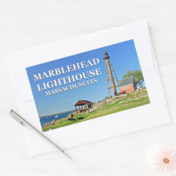 Marblehead Lighthouse, Massachusetts Stickers | Zazzle