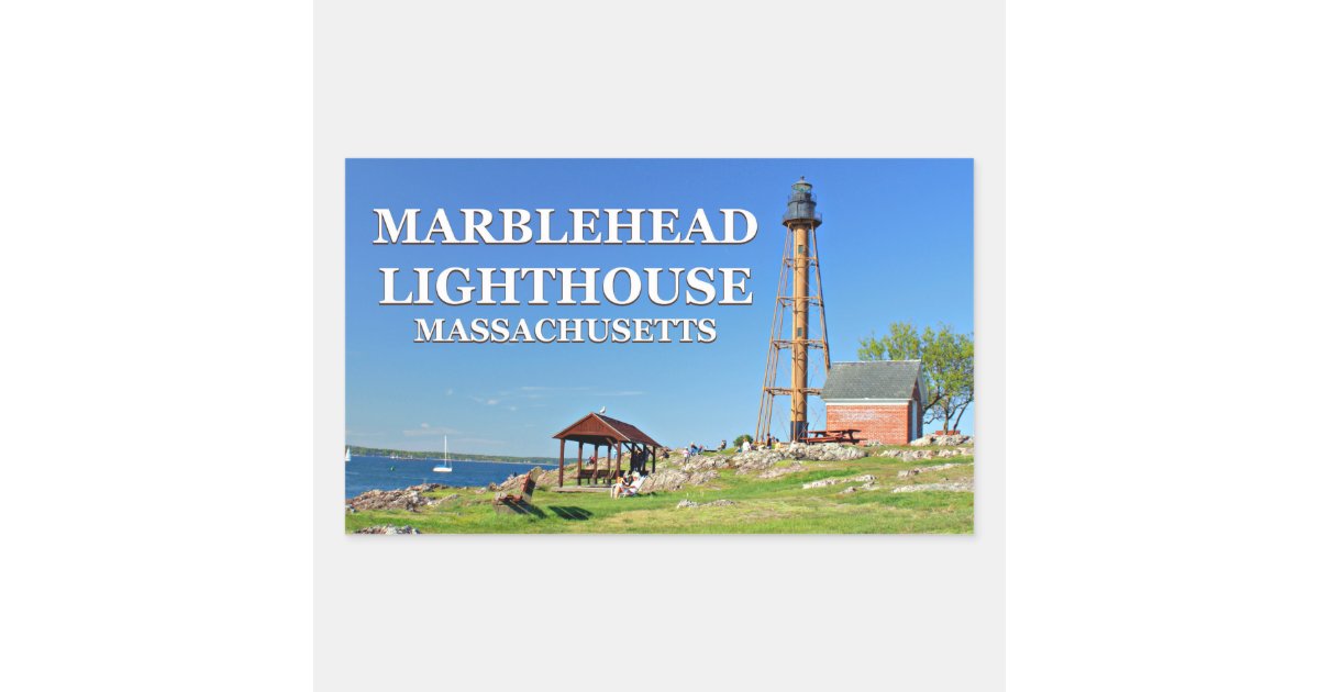 Marblehead Lighthouse, Massachusetts Stickers | Zazzle