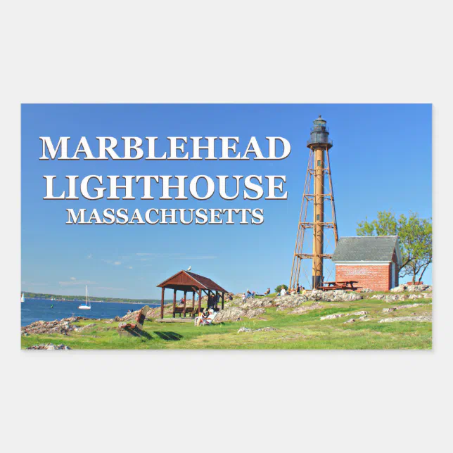 Marblehead Lighthouse, Massachusetts Stickers | Zazzle