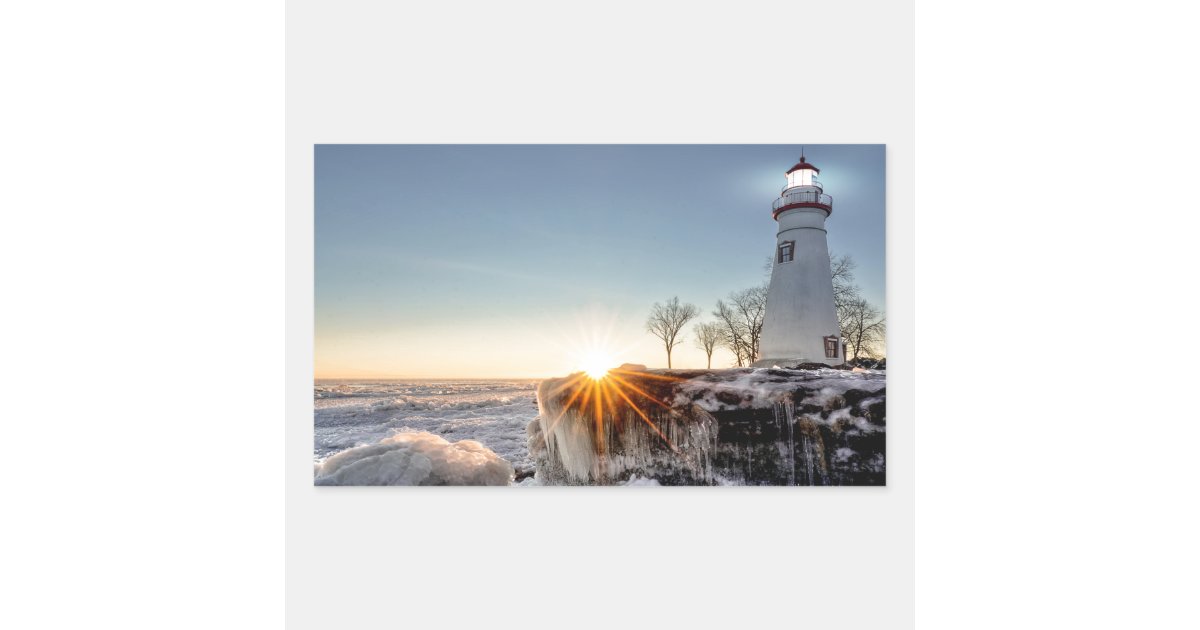 Marblehead Lighthouse Rectangular Sticker | Zazzle
