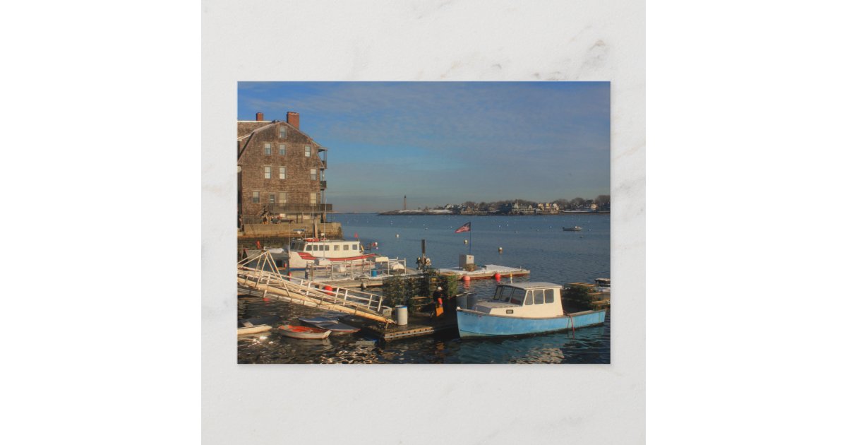 Marblehead MA Waterfront Postcard | Zazzle
