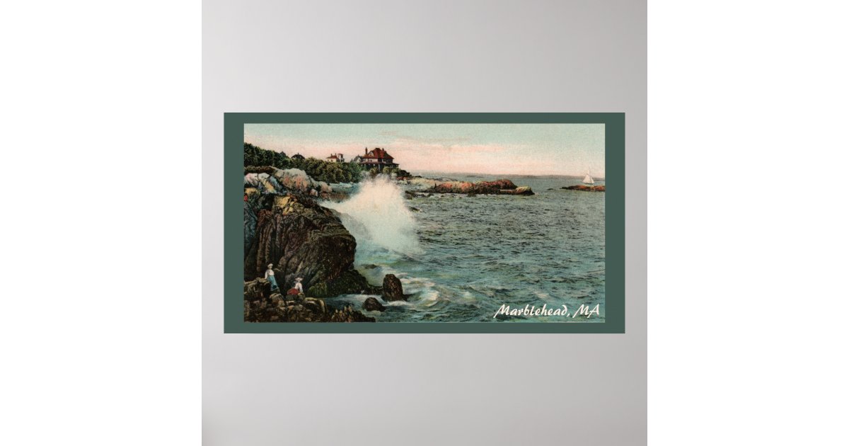 Marblehead Neck Massachusetts Poster | Zazzle