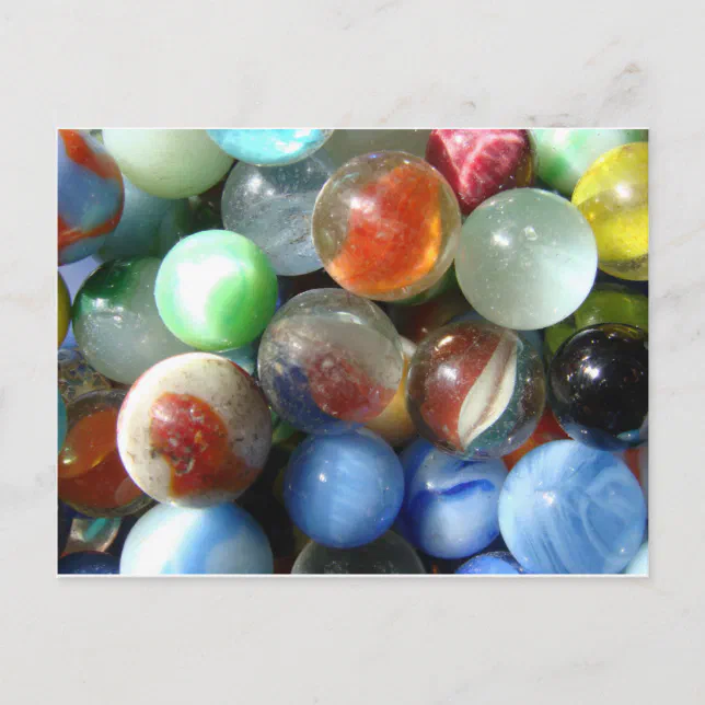 Marbles Postcard | Zazzle