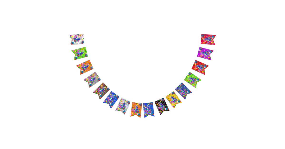 March, 5 Birthday Bunting Banner | Zazzle