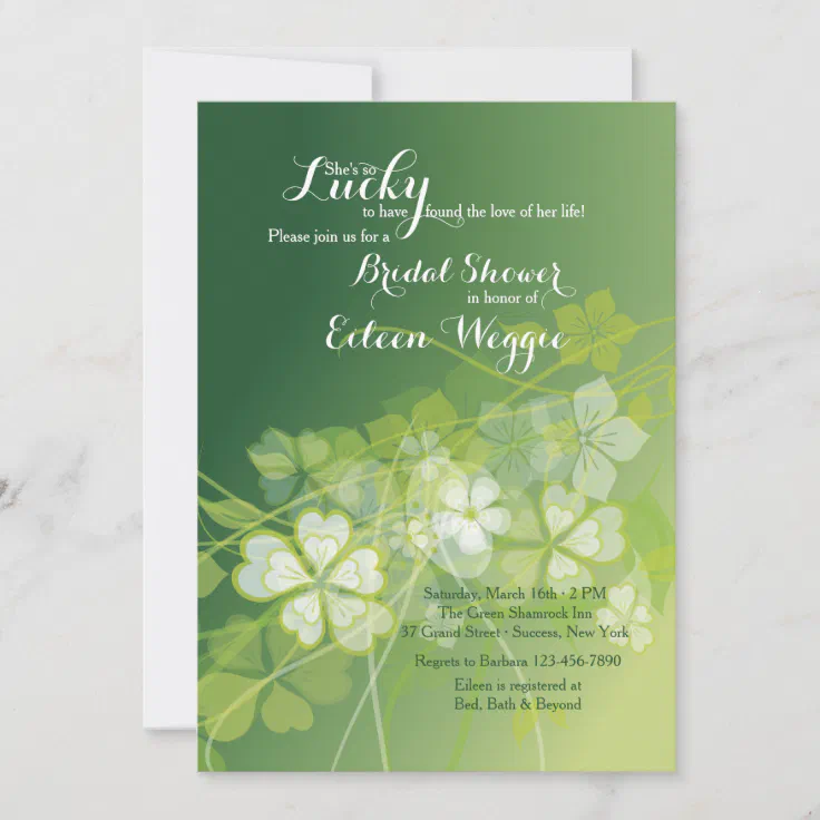 March Blooms Bridal Shower Invitation | Zazzle