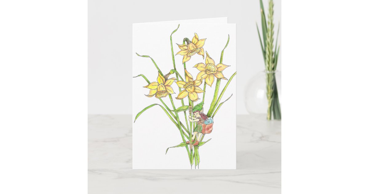March Fairy Birthday Card | Zazzle