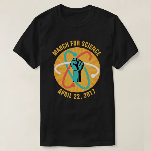 March For Science Power Unofficial Retro T-Shirt | Zazzle