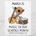 March is Music in our Schools Month Flyer | Zazzle