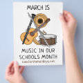 March is Music in our Schools Month Flyer | Zazzle