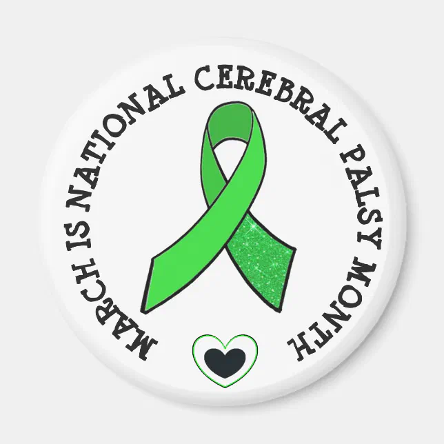 March is National Cerebral Palsy Awareness Magnet | Zazzle