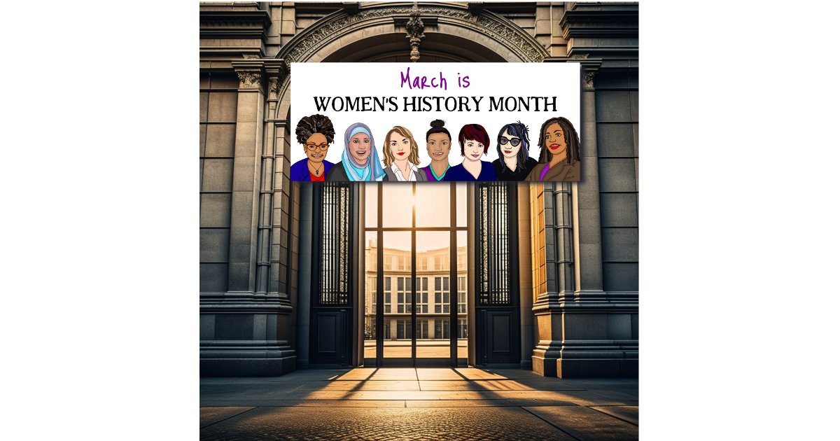 March is Women's History Month Poster | Zazzle
