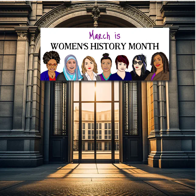 March is Women's History Month Poster | Zazzle
