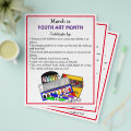 March is Youth Art Month | Educational Poster Flyer | Zazzle