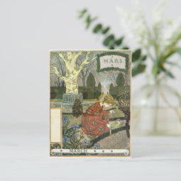 March Postcard | Zazzle