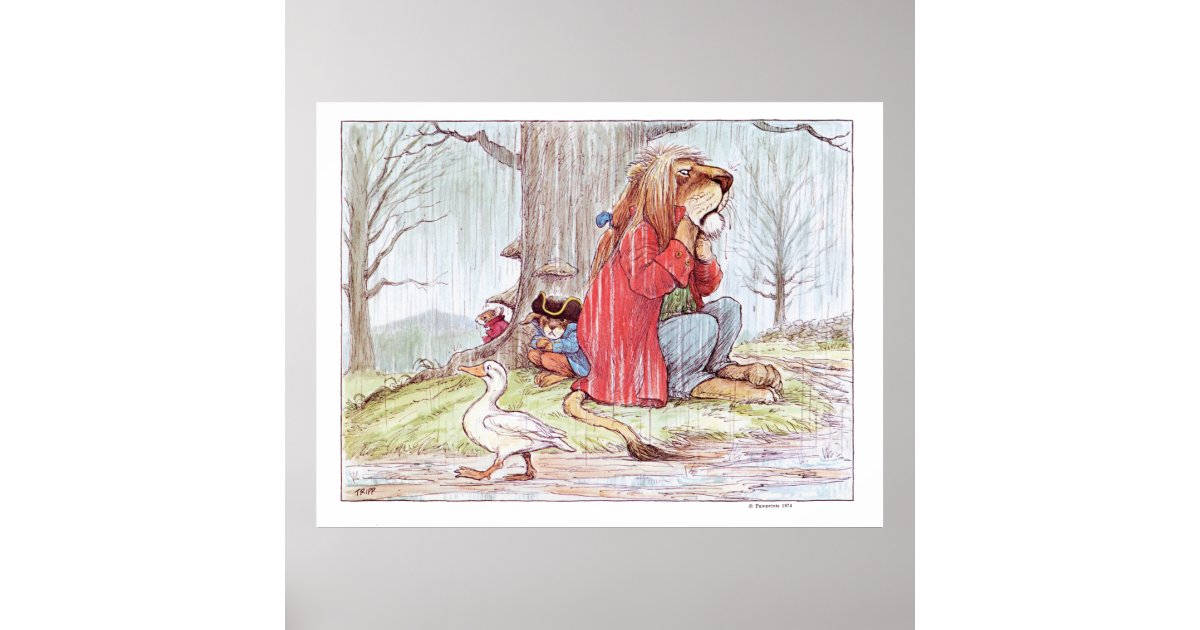 March Rain by Wallace Tripp Poster | Zazzle