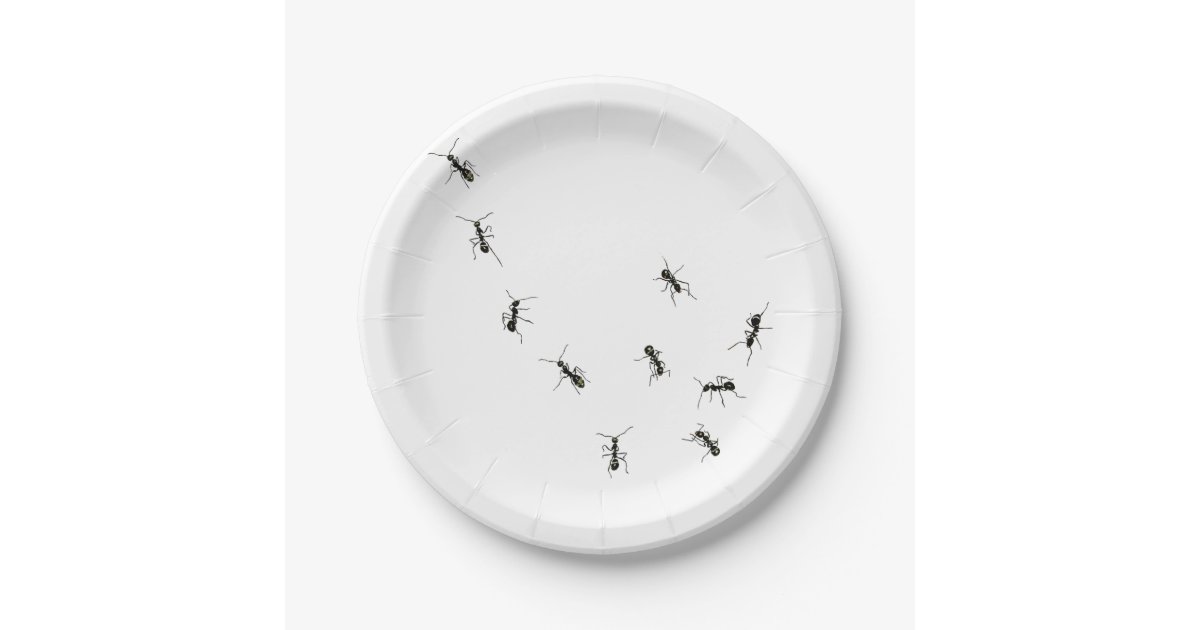 marching ants paper plates | Zazzle