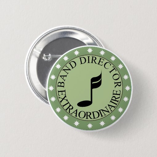 Marching Band Director Button | Zazzle