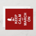 Marching Band Keep Calm | Custom Postcard | Zazzle
