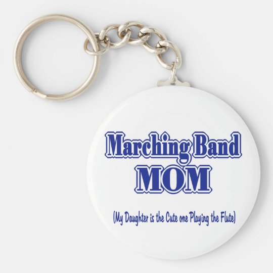 Marching Band Mom/ Flute Keychain | Zazzle.com