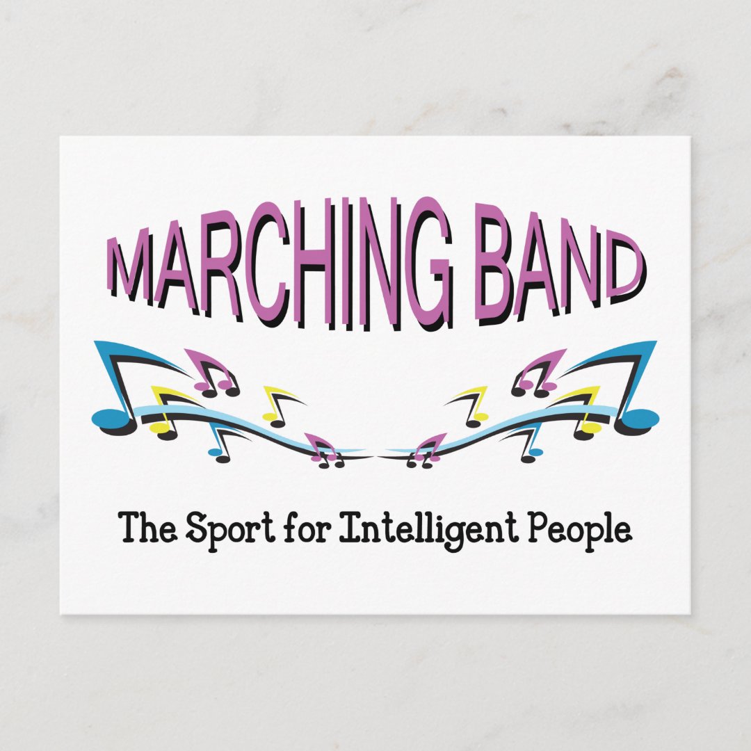 Marching Band Postcard | Zazzle