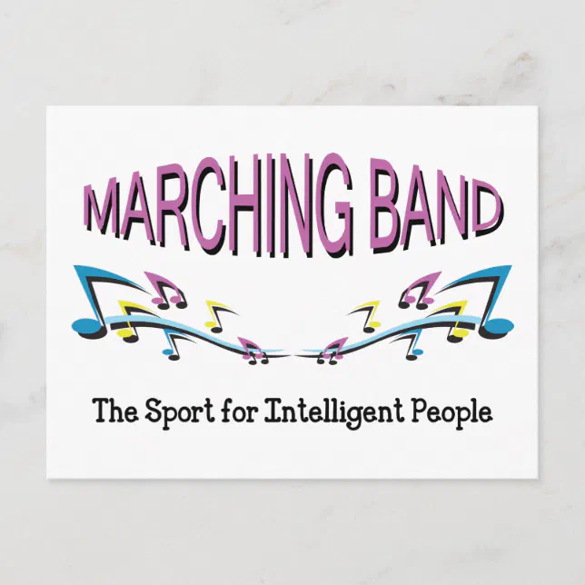 Marching Band Postcard | Zazzle