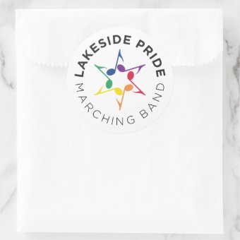 Marching Band Sticker | Zazzle