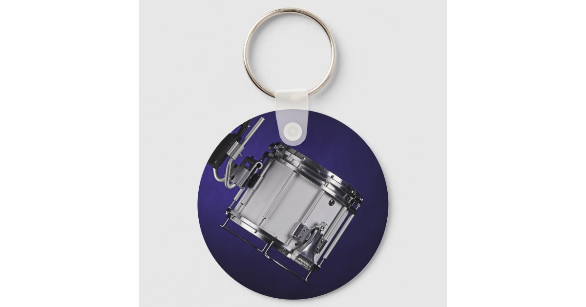 Marching Snare Drum Keychain | Zazzle
