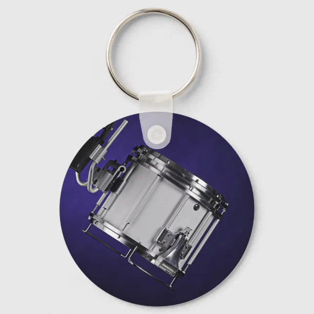 Marching Snare Drum Keychain | Zazzle