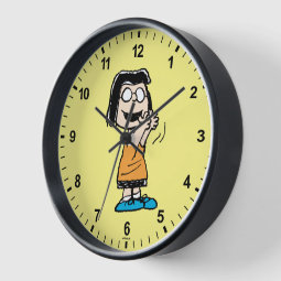 Marcie Clapping Clock | Zazzle