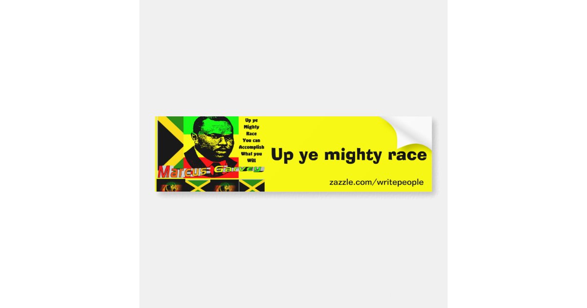 marcus garvey quote bumper sticker | Zazzle