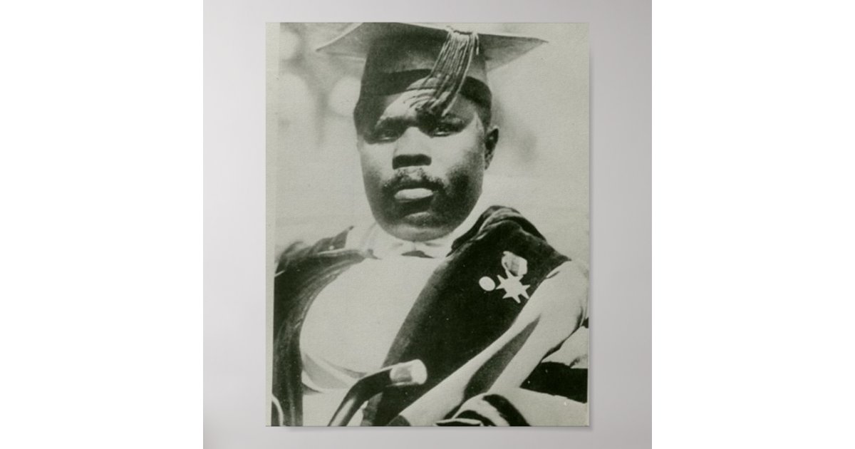 Marcus Garvey Senior Poster | Zazzle