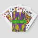 Mardi Gras Blocks Playing Cards | Zazzle