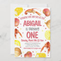 Mardi Gras Crawfish First Birthday Invitation | Zazzle