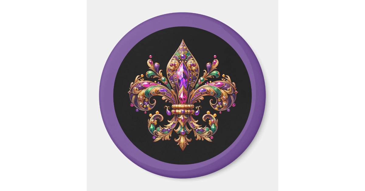 Mardi Gras Magnet | Zazzle