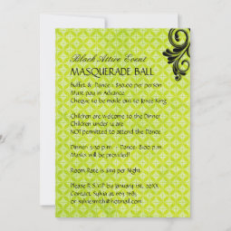 Mardi Gras Masquerade Invitation | Zazzle