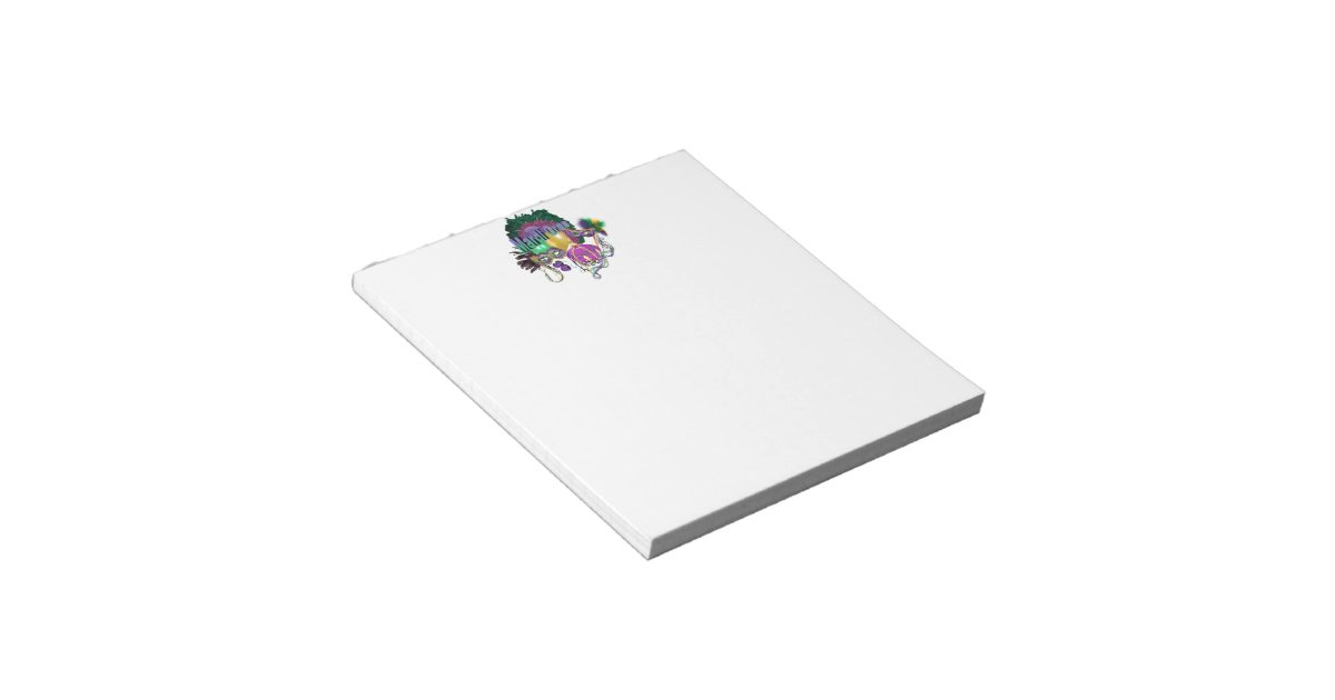 Mardi Gras Notepad | Zazzle