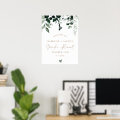MAREE Greenery Gender Reveal Welcome Sign | Zazzle