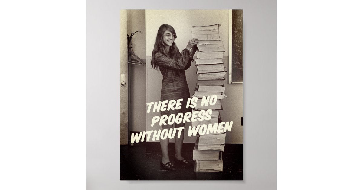 Margaret Hamilton NASA Coding Hero Poster | Zazzle