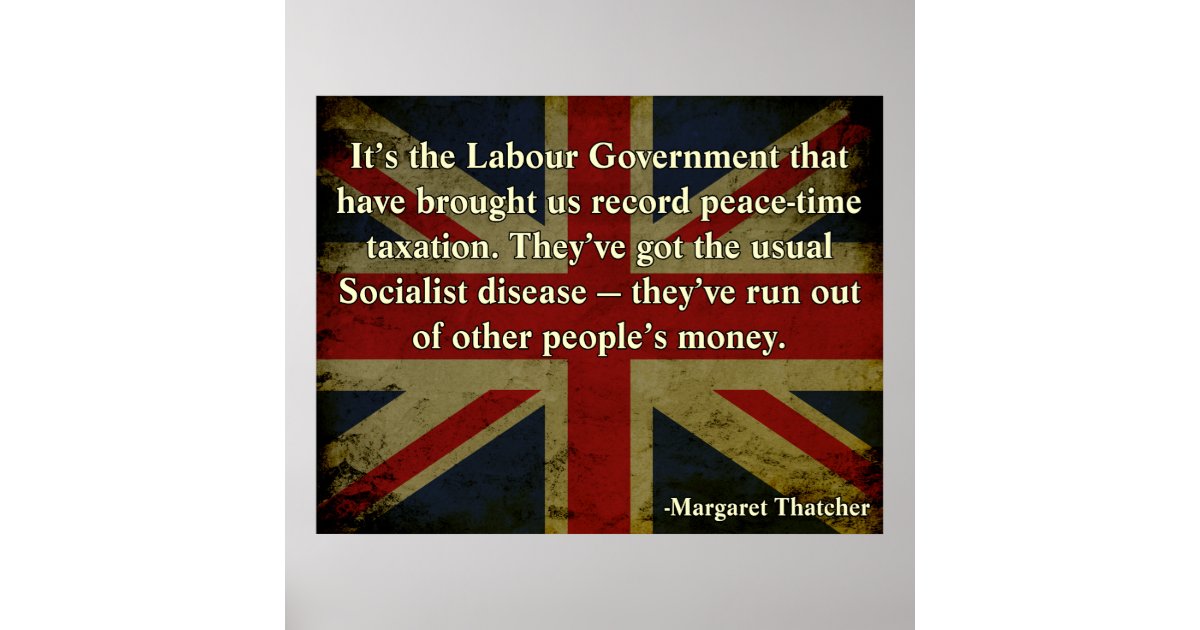Margaret Thatcher Poster | Zazzle