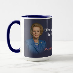 Margaret Thatcher Quote On Socialism Mug | Zazzle