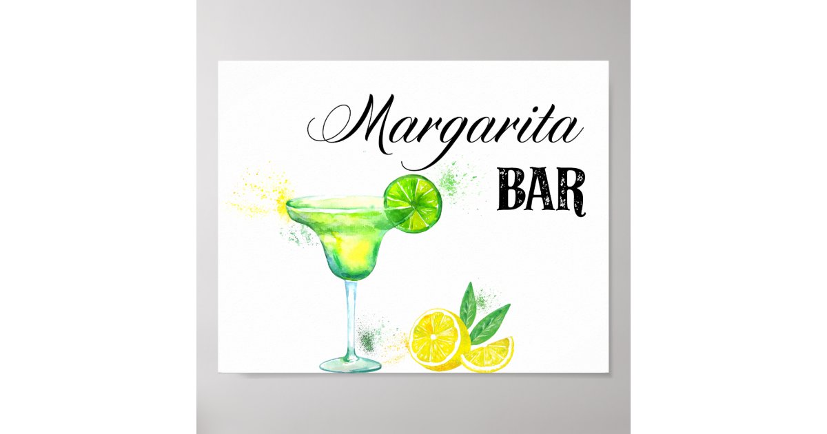 Margarita Bar Sign | Zazzle