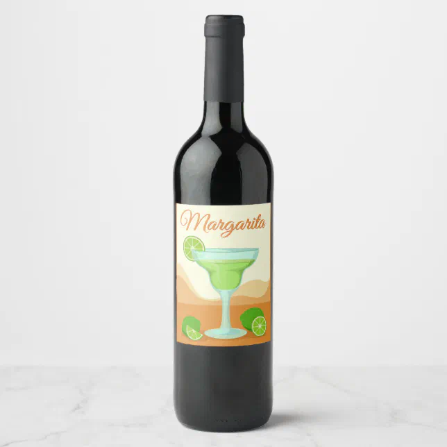 “Margarita” bottle labels | Zazzle