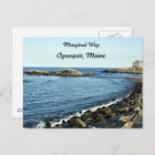 Marginal Way, Ogunquit, Maine Postcard | Zazzle