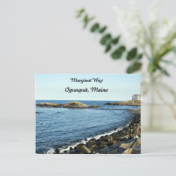 Marginal Way, Ogunquit, Maine Postcard | Zazzle
