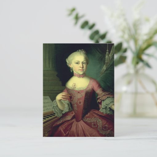 Maria-Anna Mozart, called 'Nannerl' Postcard | Zazzle