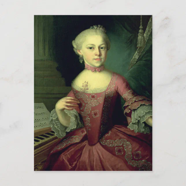Maria-Anna Mozart, called 'Nannerl' Postcard | Zazzle