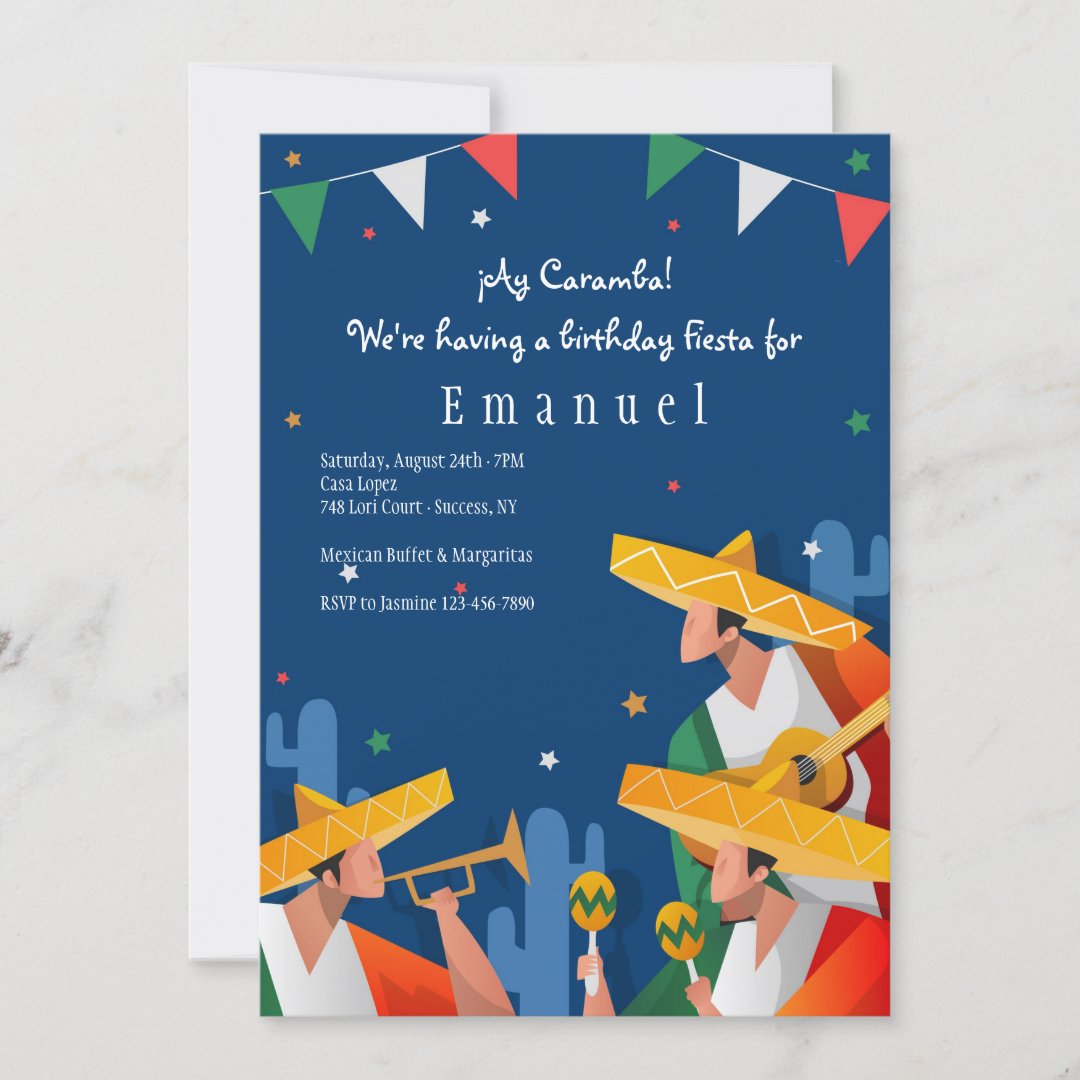 Mariachi Guys Invitation | Zazzle