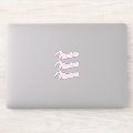 Mariana Decorative Name in Pink x3 Sticker | Zazzle