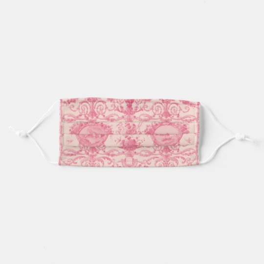 Marie Antoinette Pink Harvest Rococo Face Mask | Zazzle.com