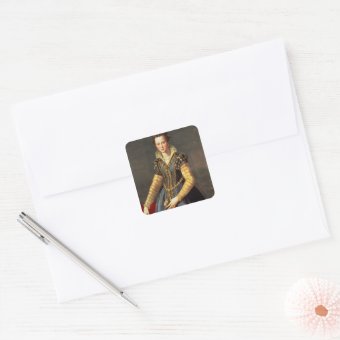 Marie de Medici , wife of Henri IV of France Square Sticker | Zazzle
